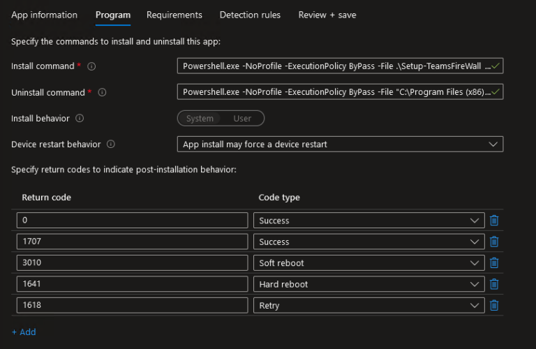 Creating Win32App for PowerShell script installation with Intune – Part 4 (Intune setup) – A ...