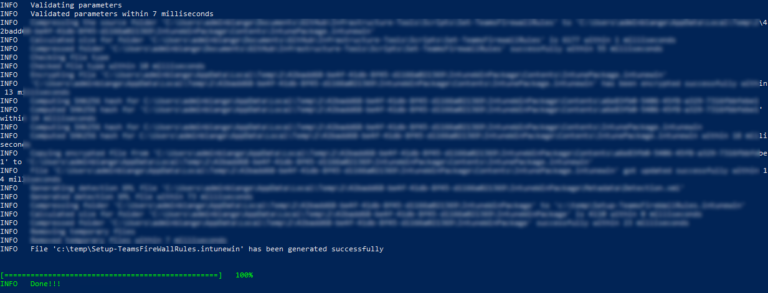 Creating Win32app For Powershell Script Installation With Intune Part 1433